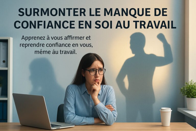 Comment surmonter le manque de confiance en soi au travail